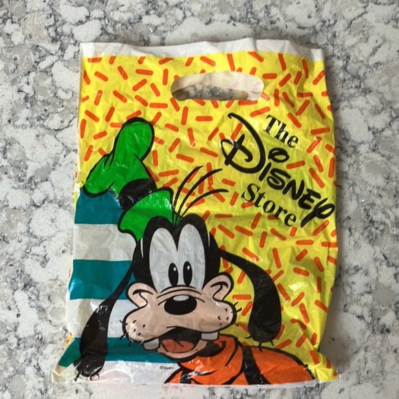 Disney | Other | Yellow Goofy Disney Store Bag | Poshmark